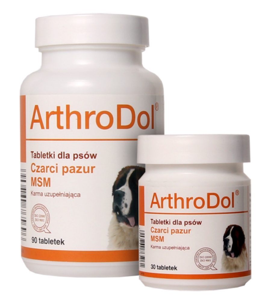 Dolfos ArthroDol - 90 tabletek - dla psów - Geriatria, kości i stawy na ...
